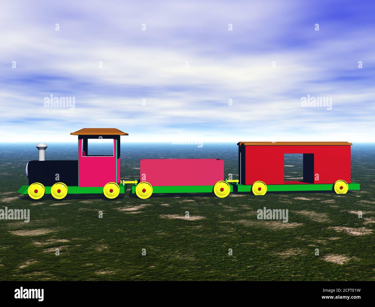 childrens play train Stock Photo - Alamy