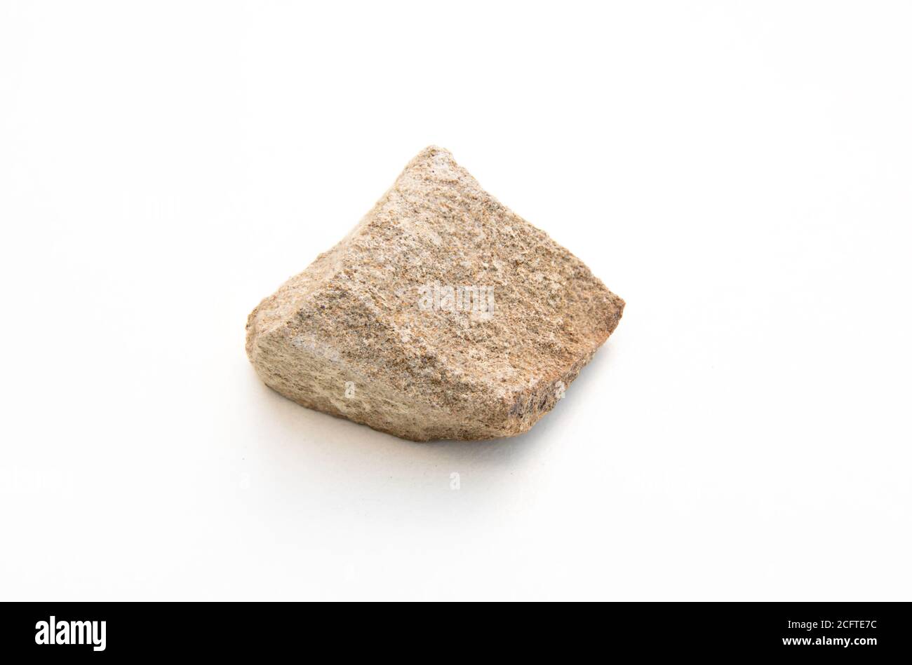 detail of mudstone isolated over white background Stock Photo - Alamy
