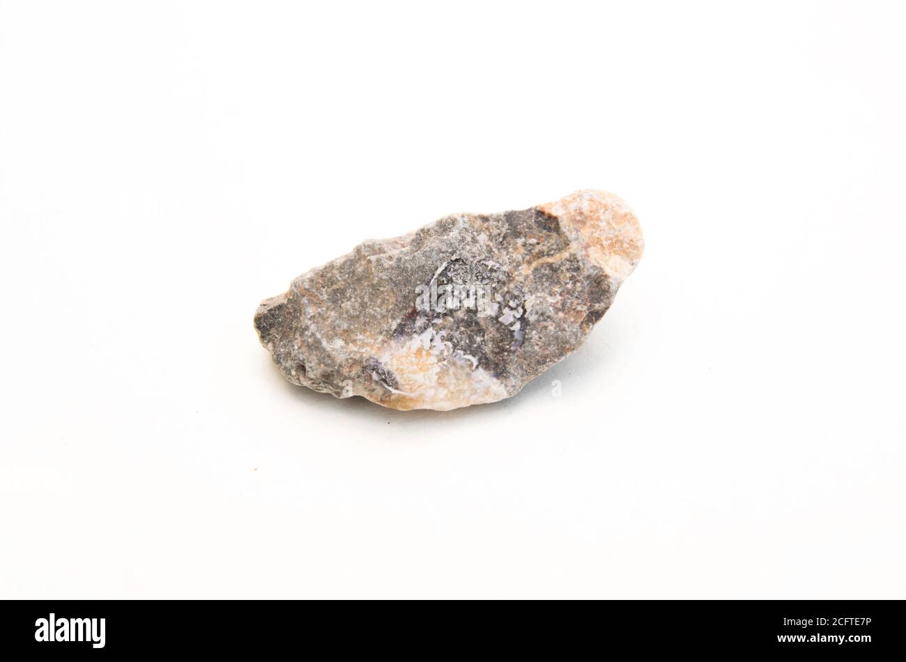 detail of magnesite isolated over white background Stock Photo - Alamy