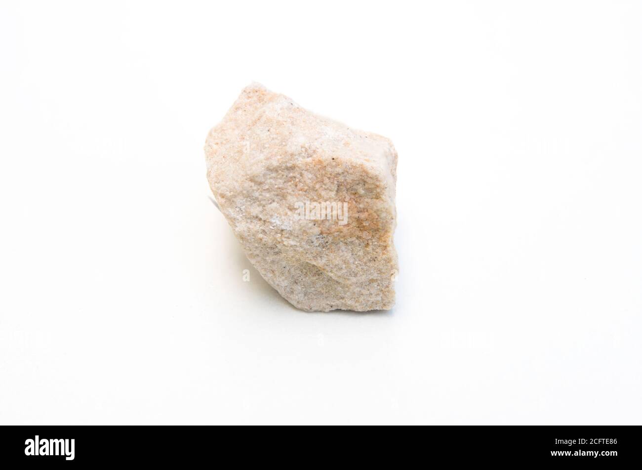 detail of fine sandstone isolated over white background Stock Photo - Alamy