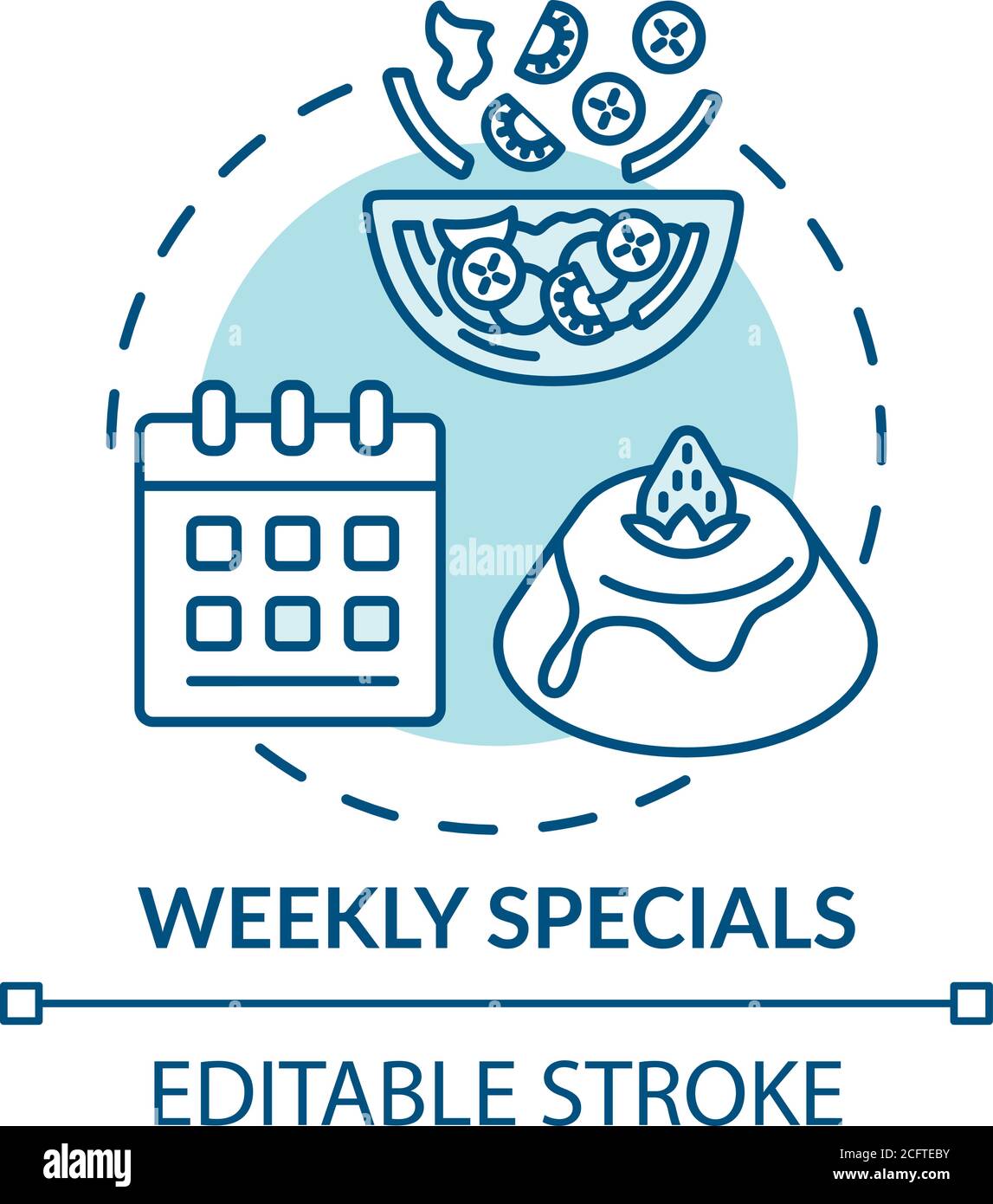 Weekly specials concept icon Stock Vector Image & Art - Alamy