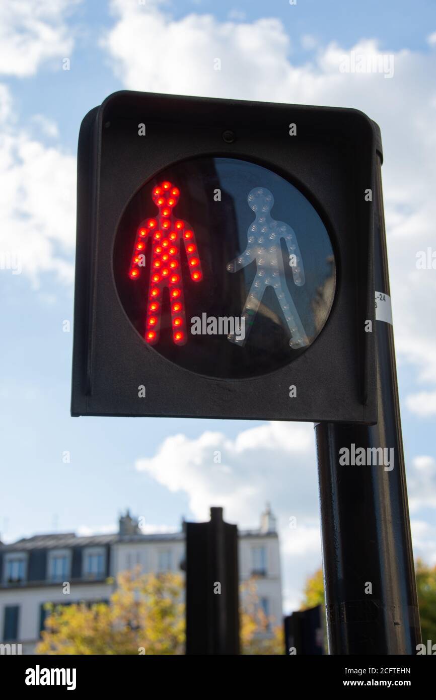 Pedestrian led traffic light hi-res stock photography and images - Alamy