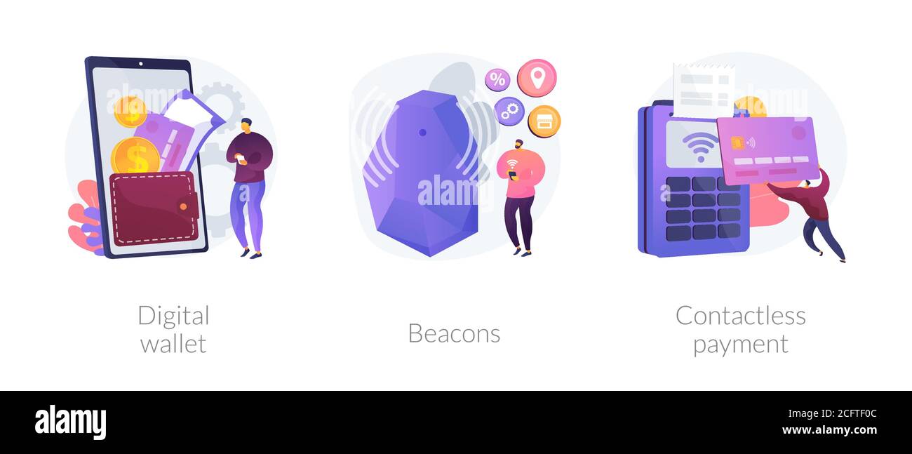 Payment technology abstract concept vector illustrations Stock Vector ...