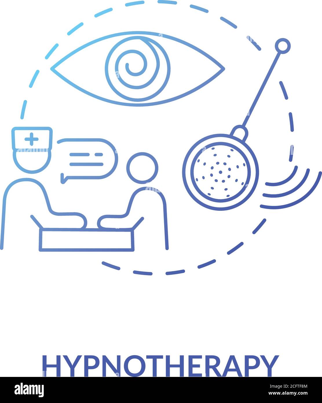 Hypnotherapy concept icon Stock Vector Image & Art - Alamy