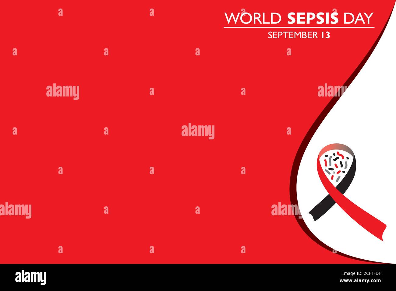 Vector illustration of World Sepsis Day observed on September 13th ...