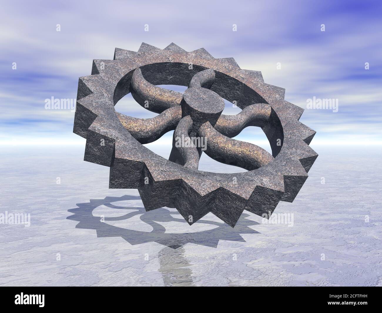 round metal gear Stock Photo - Alamy