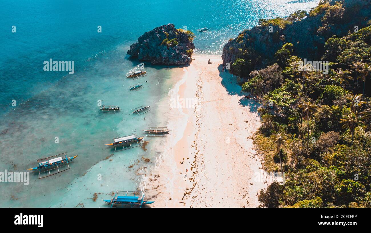 White sand beach of Matukad Island Stock Photo - Alamy