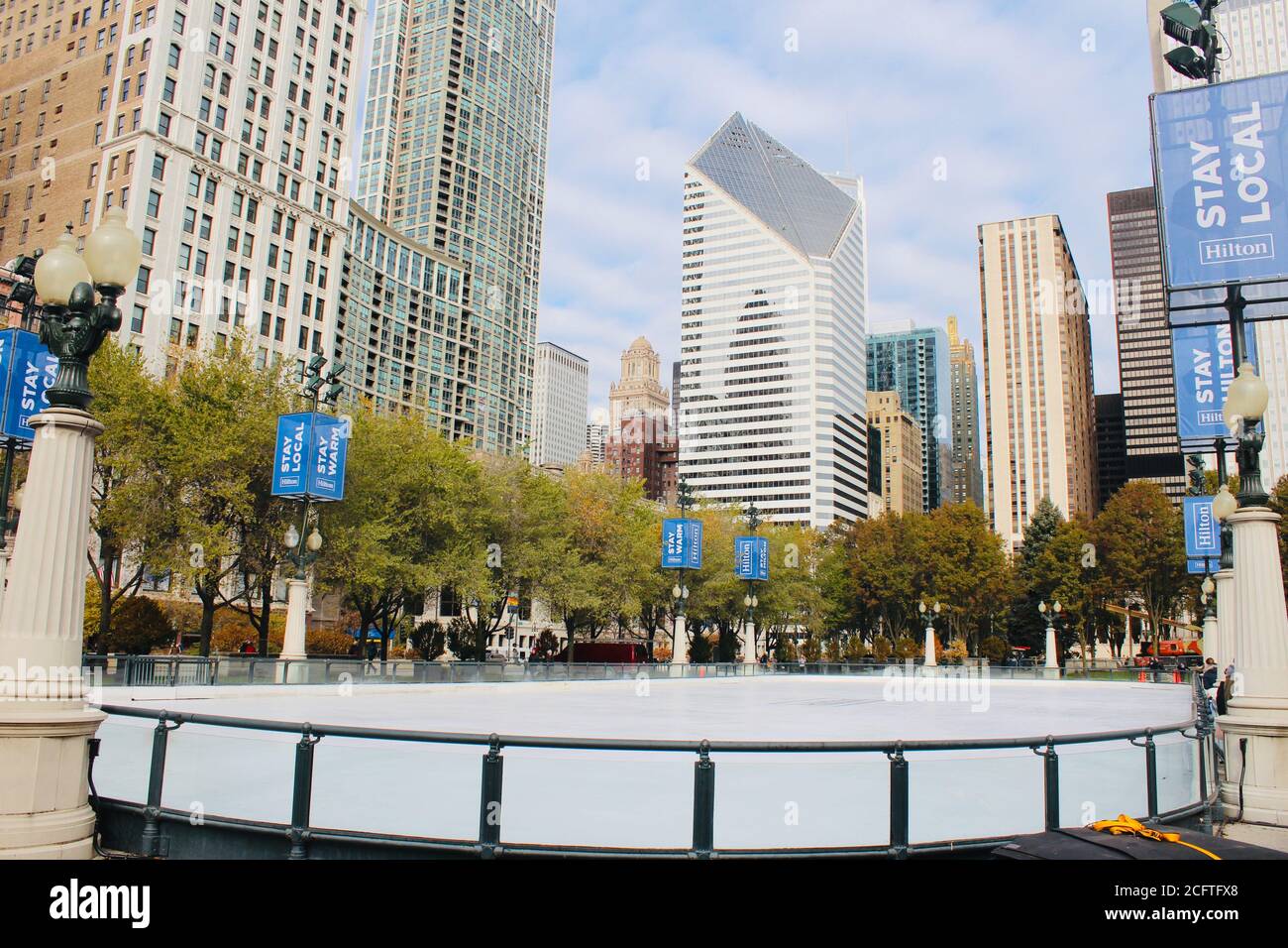 Fall in Chicago Stock Photo - Alamy