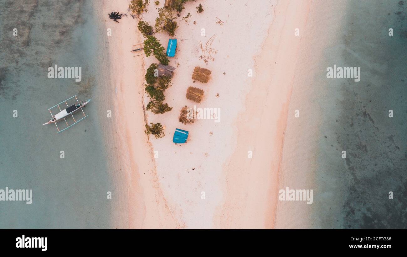 Aerial photography of coconut island hi-res stock photography and ...