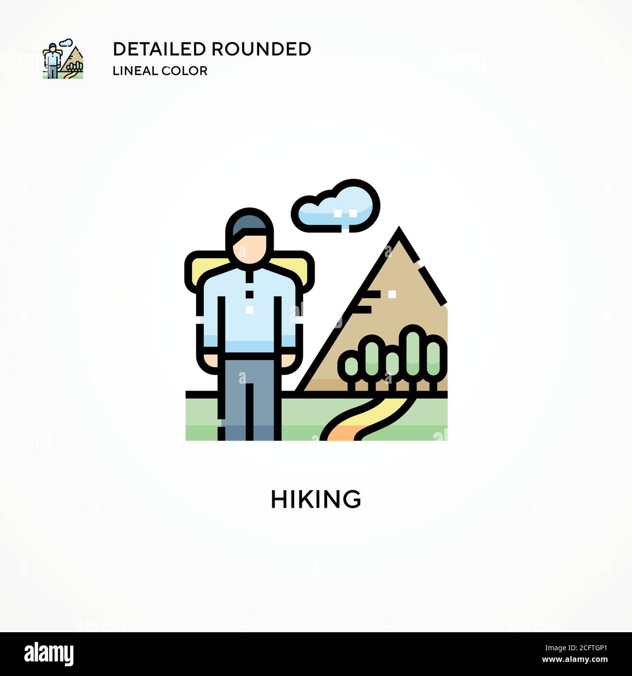 Easy hike Stock Vector Images - Alamy