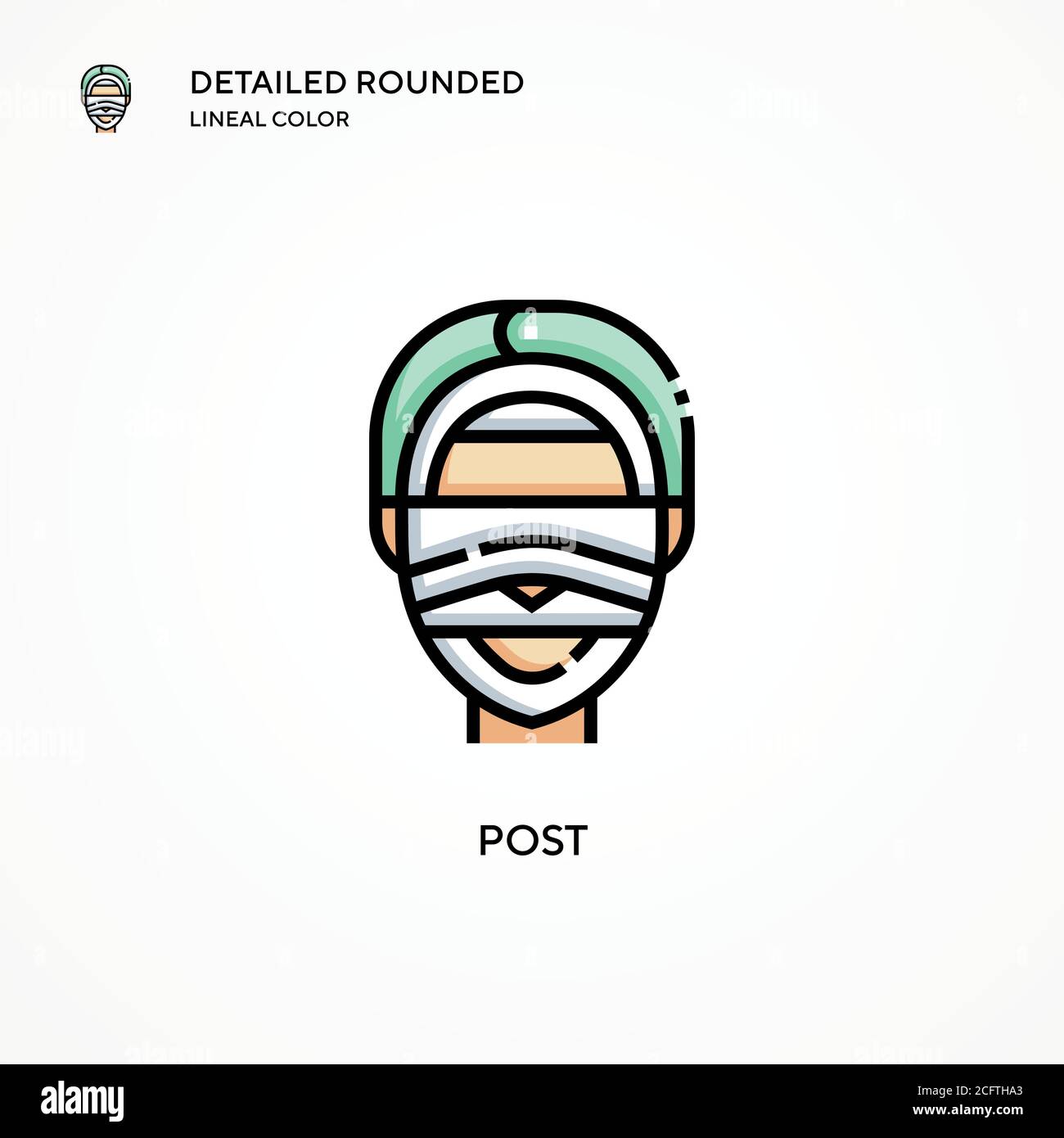 Post vector icon. Modern vector illustration concepts. Easy to edit and ...