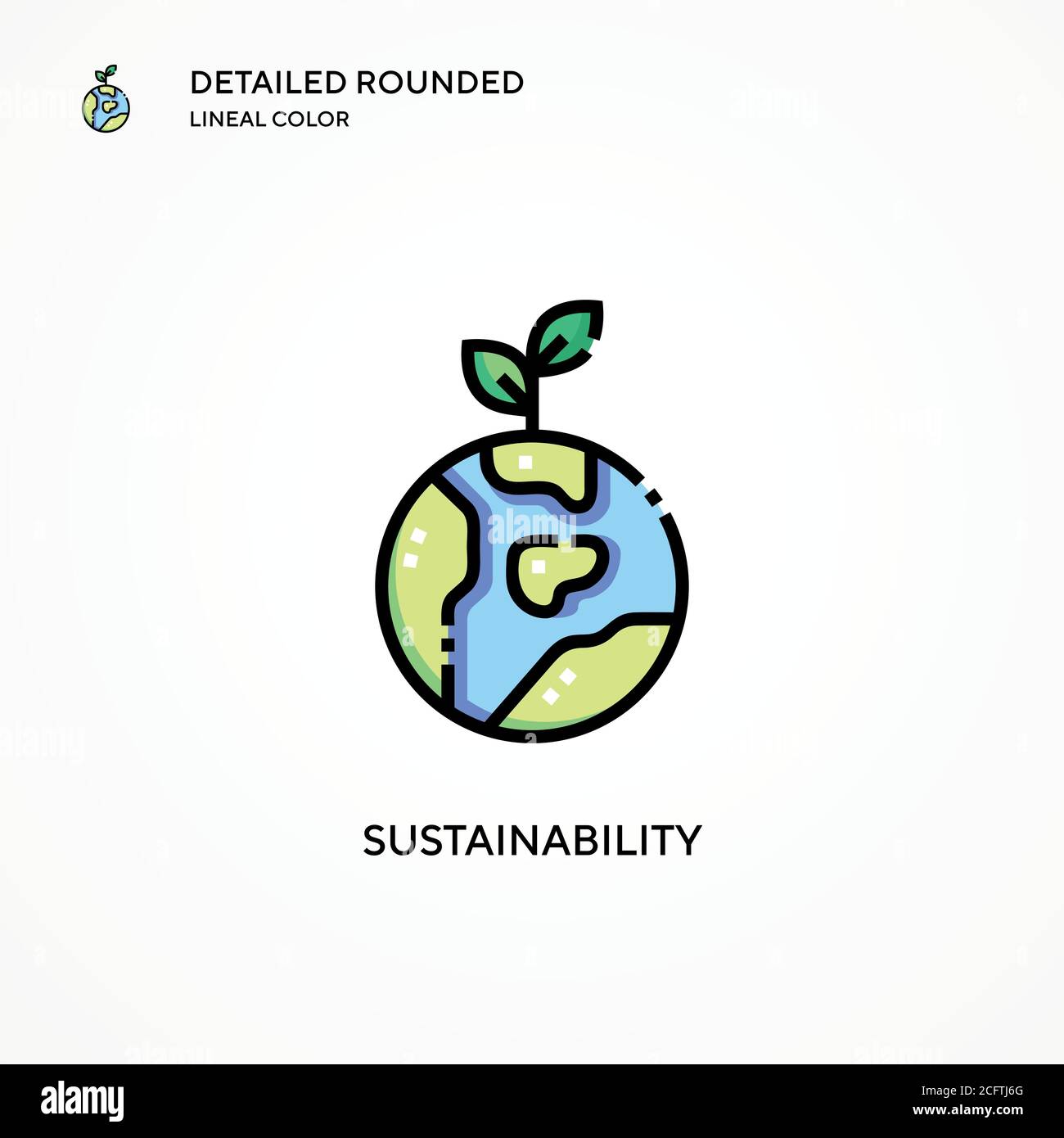 Sustainability vector icon. Modern vector illustration concepts. Easy ...