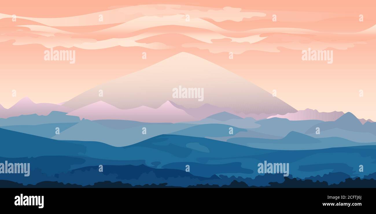 Serene view natural rock Stock Vector Images - Alamy