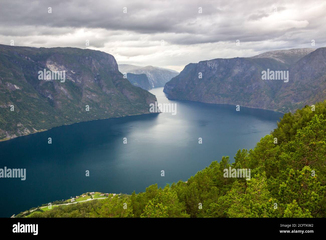 Stegastein viewpoint in Norway Stock Photo - Alamy