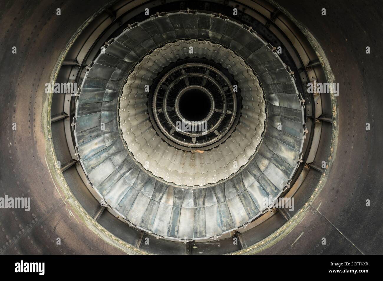 detail of a historic fighter plane engine Stock Photo - Alamy