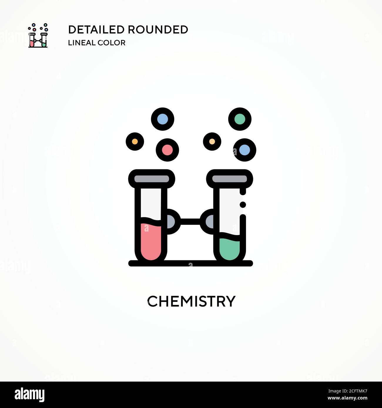 Chemistry vector icon. Modern vector illustration concepts. Easy to ...