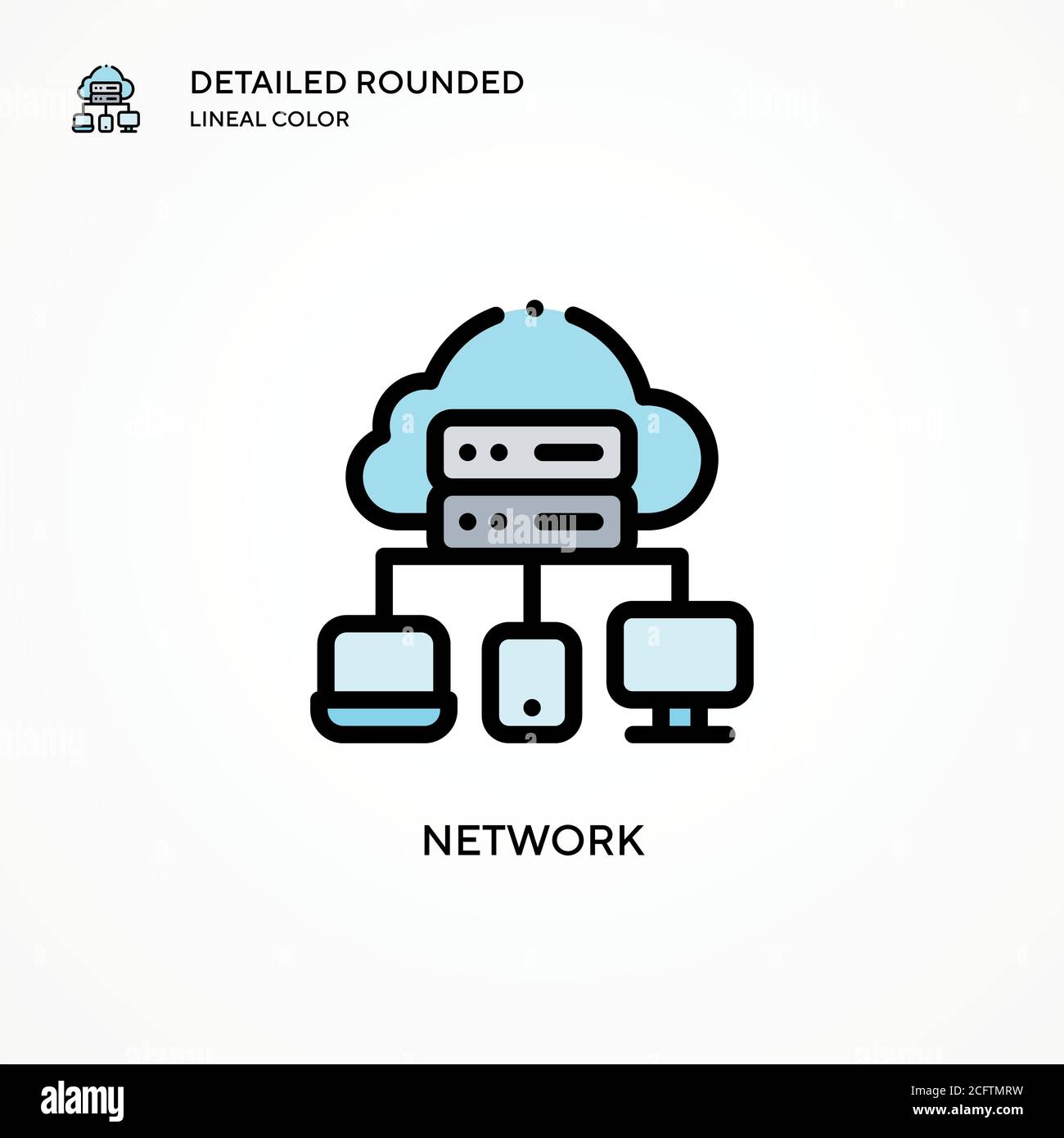 Network vector icon. Modern vector illustration concepts. Easy to edit ...