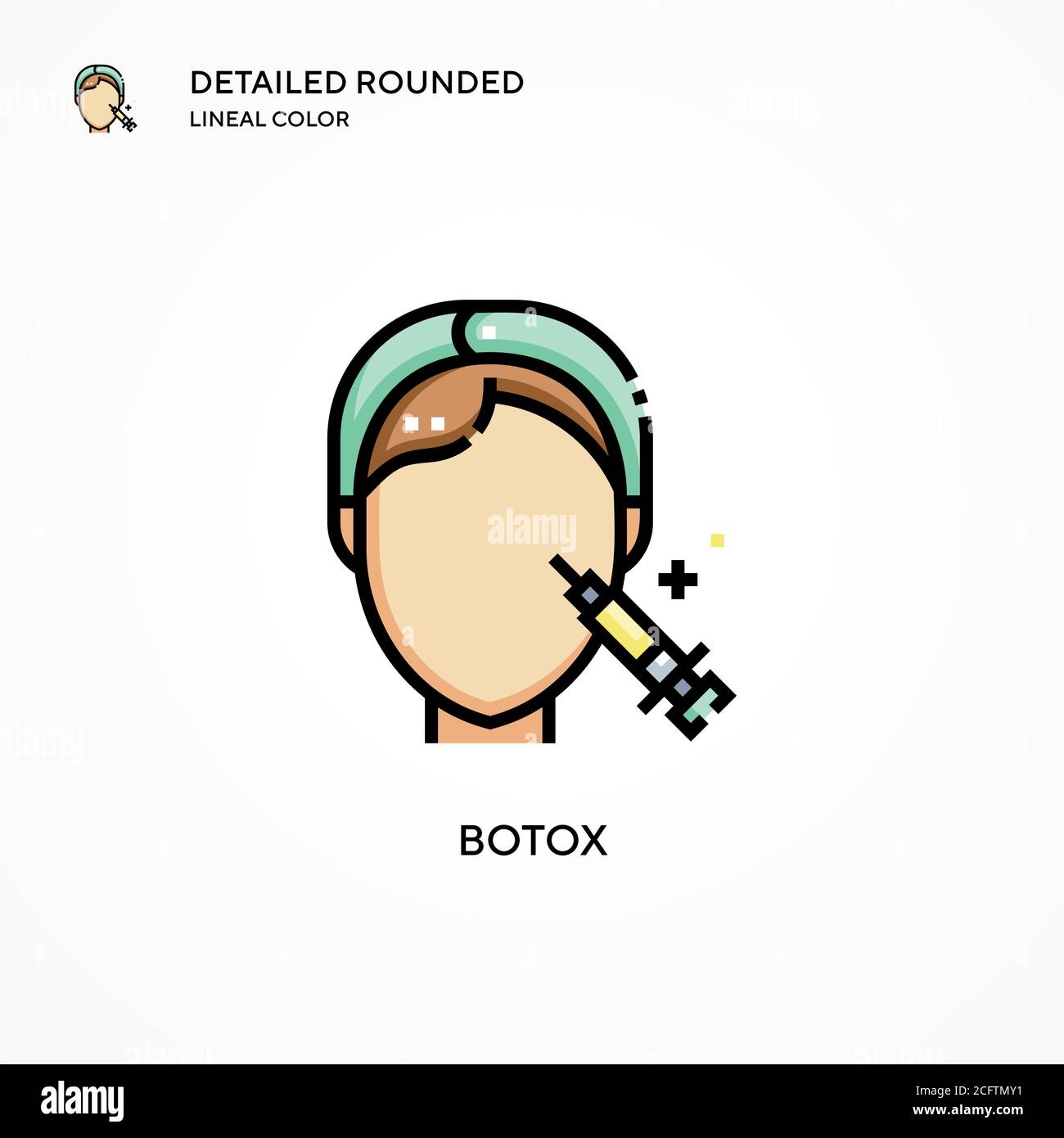 Botox vector icon. Modern vector illustration concepts. Easy to edit ...