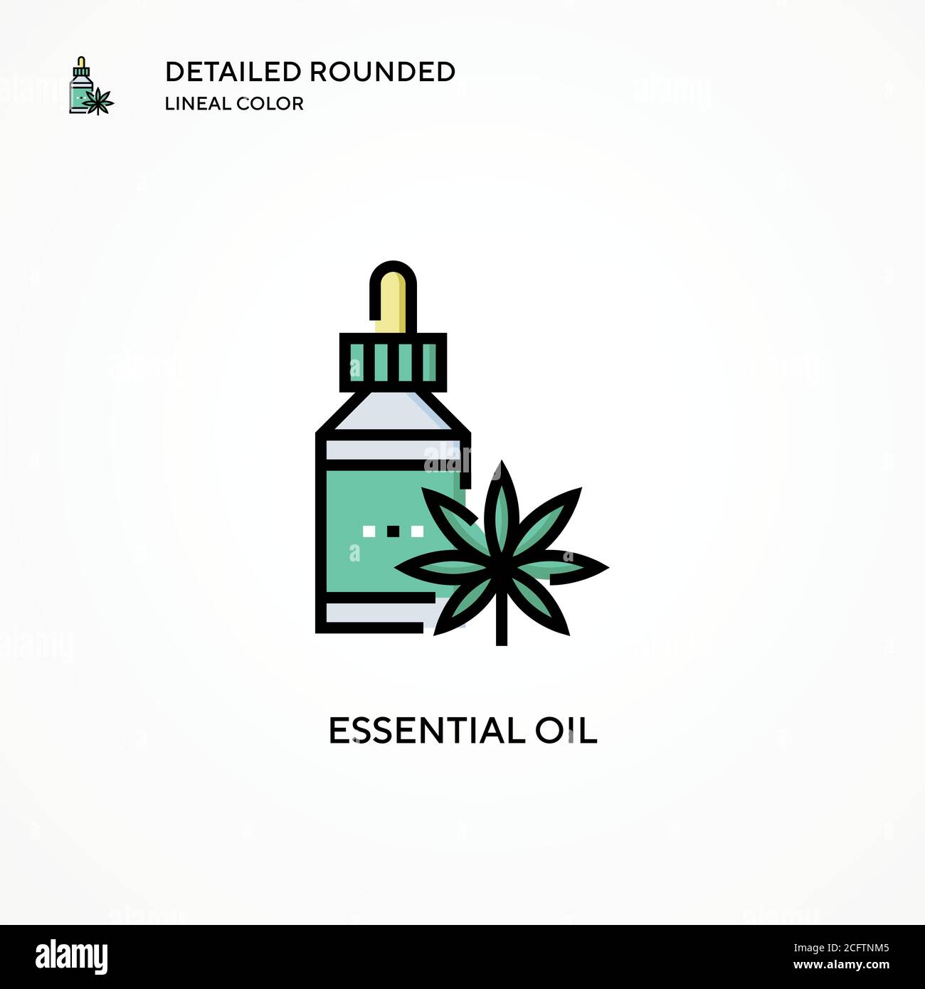 Essential oil vector icon. Modern vector illustration concepts. Easy to ...
