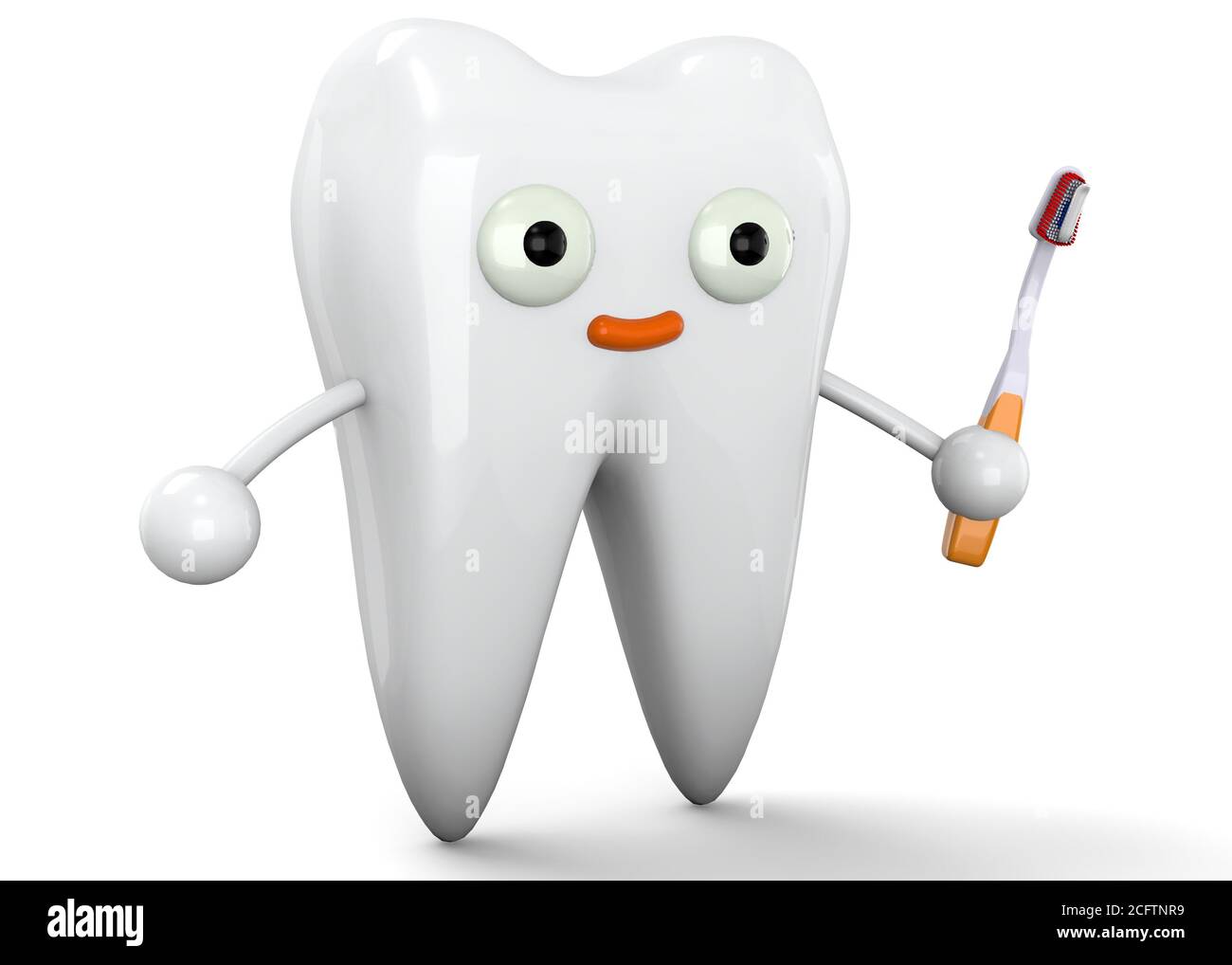 Tooth Character - 3D Stock Photo - Alamy