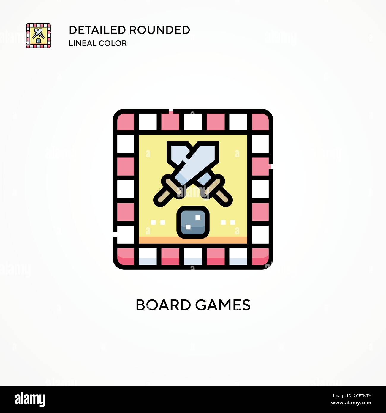Board games vector icon. Modern vector illustration concepts. Easy to ...