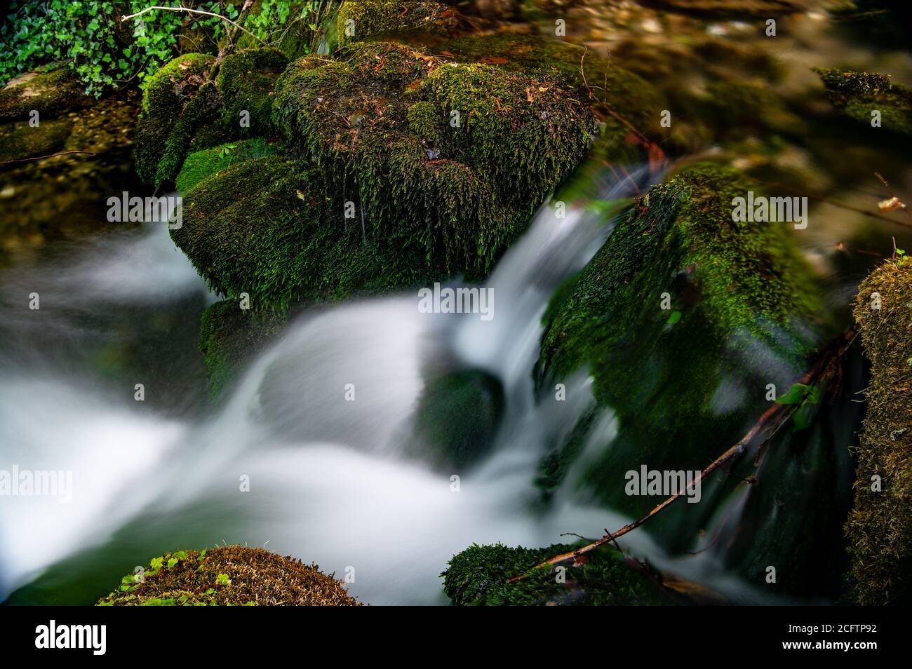 Waterfalls waterfalls waterfalls waterfalls moss hi-res stock ...
