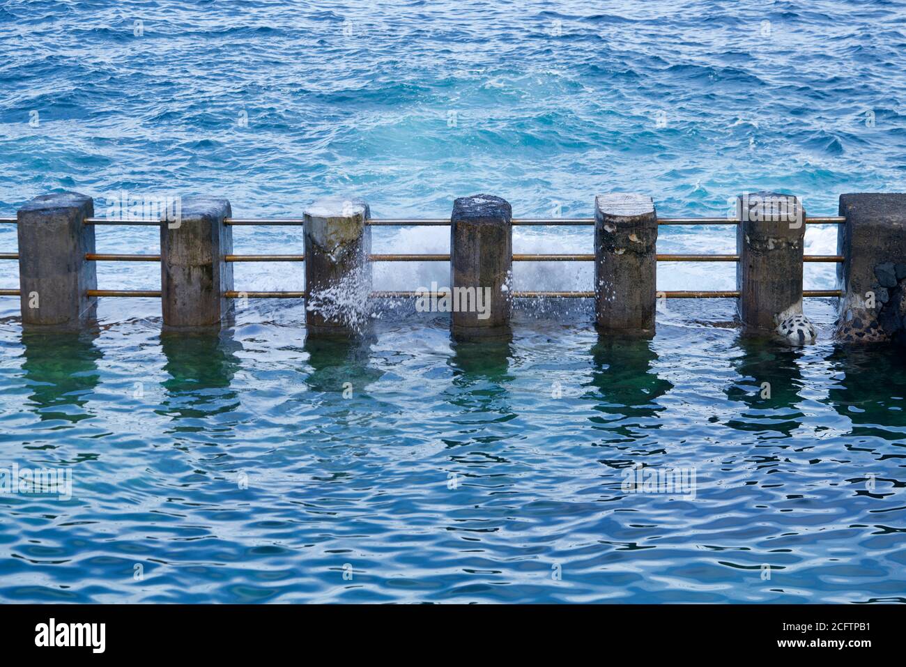 Seawater swimming pool of La Palma Stock Photo - Alamy