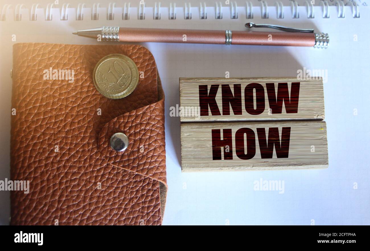 Know symbol wooden blocks hi-res stock photography and images - Alamy