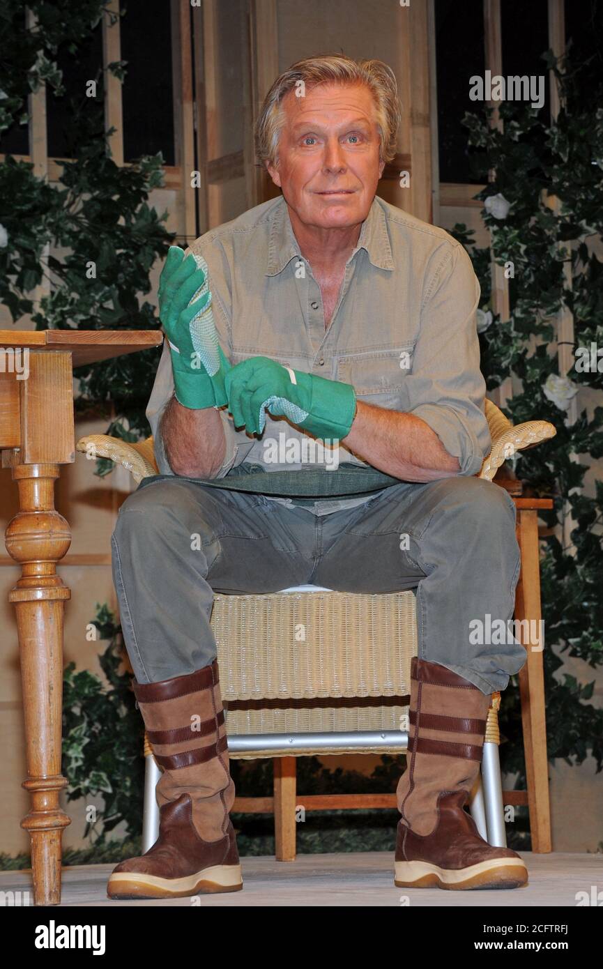 Munich, Germany. 07th Sep, 2020. The actor Sigmar Solbach sits on stage ...