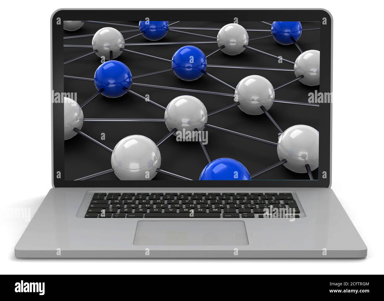 Network Concept - 3D Stock Photo - Alamy