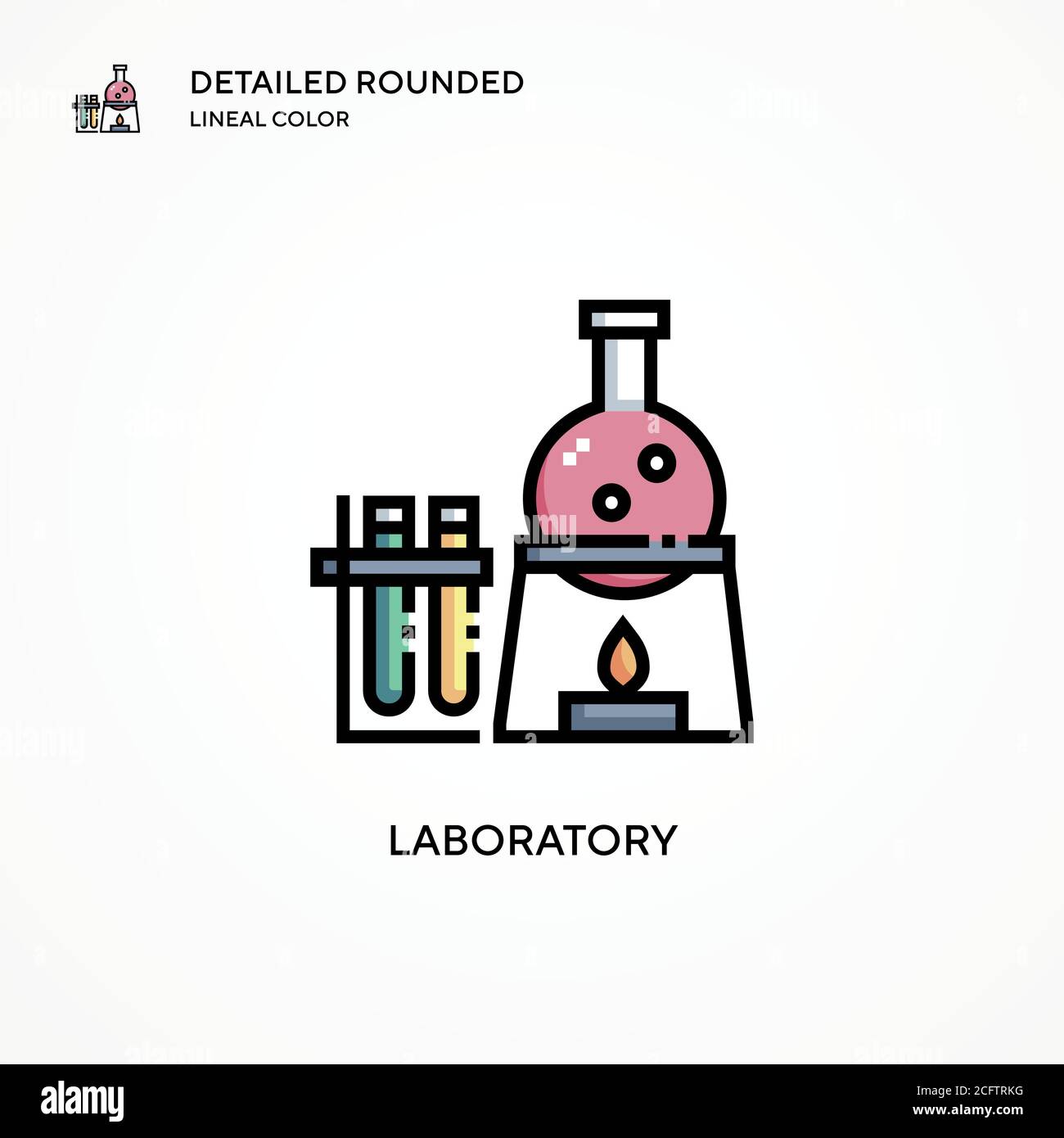 Laboratory vector icon. Modern vector illustration concepts. Easy to ...