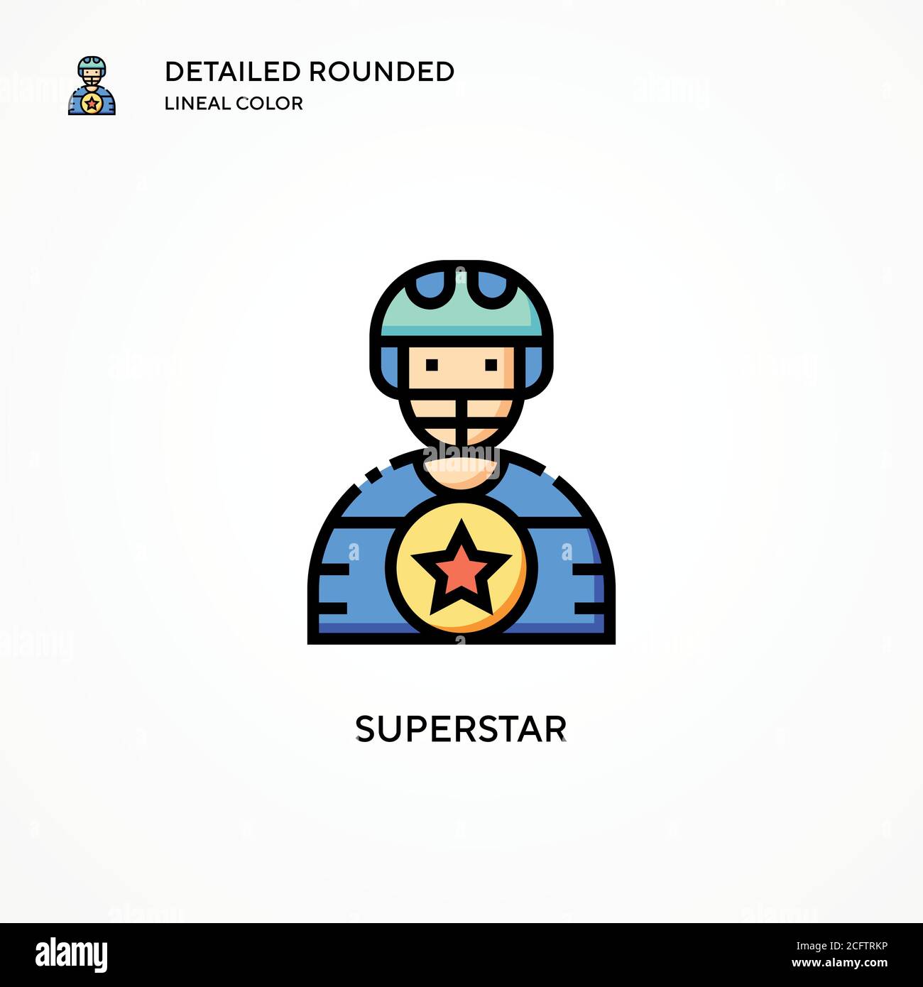Superstar icon vector vectors hi-res stock photography and images - Alamy
