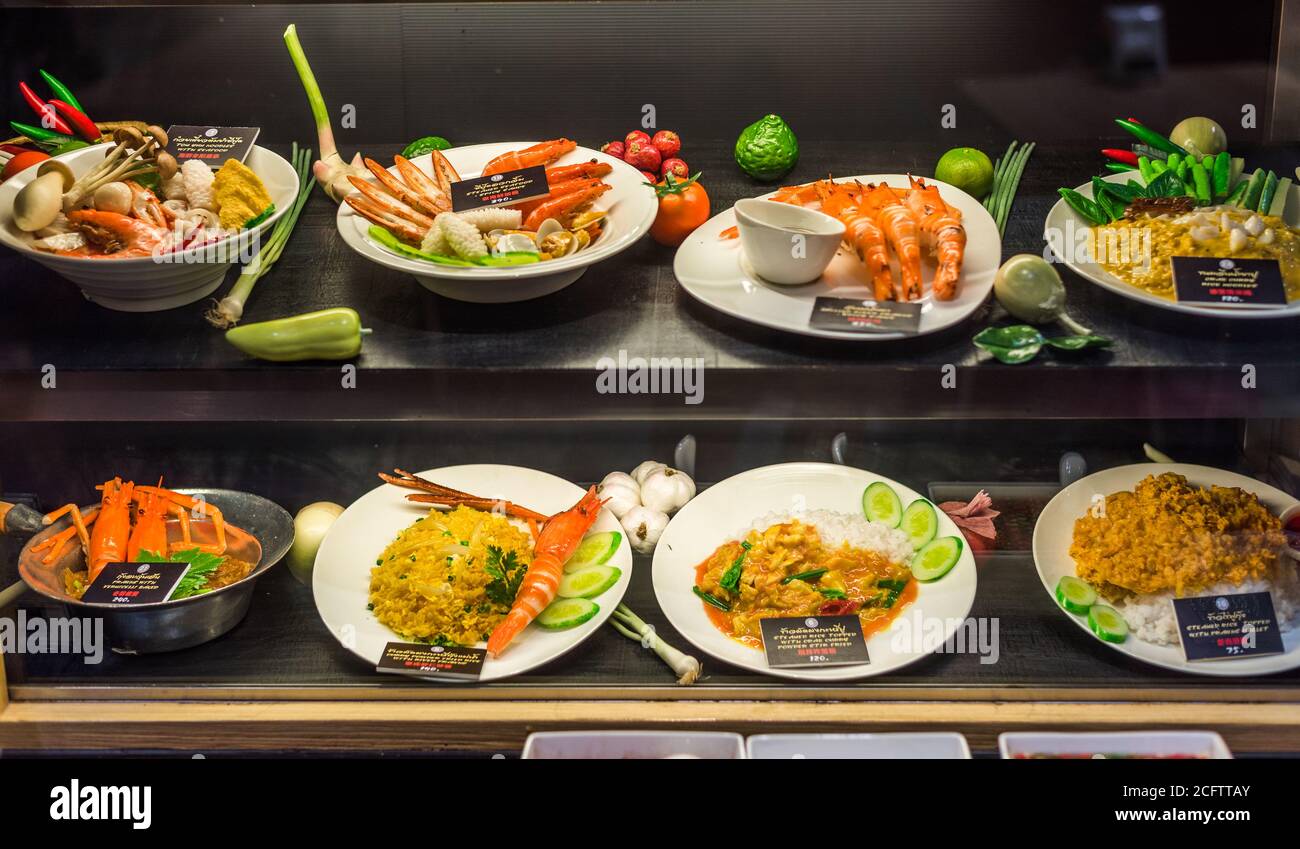 Thai food samples hi-res stock photography and images - Alamy