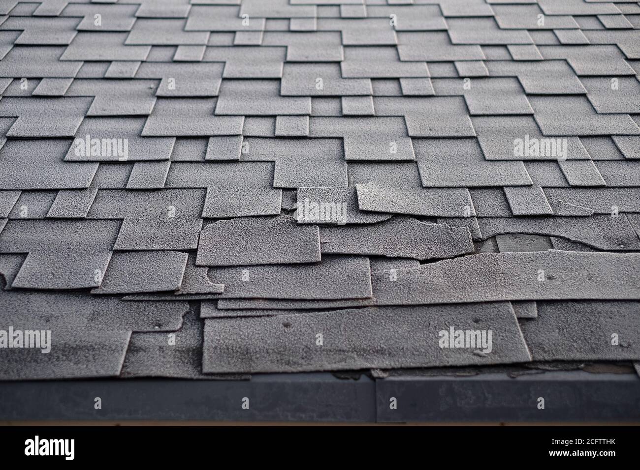 Asphalt shingles damage hi-res stock photography and images - Alamy