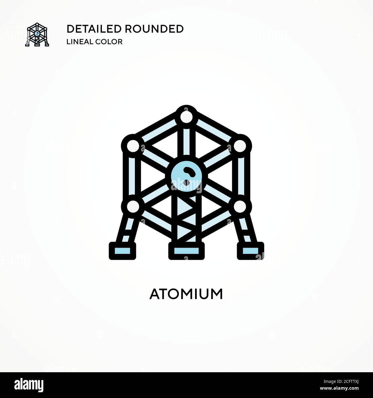 Silhouette atomium brussels belgium hi-res stock photography and images ...