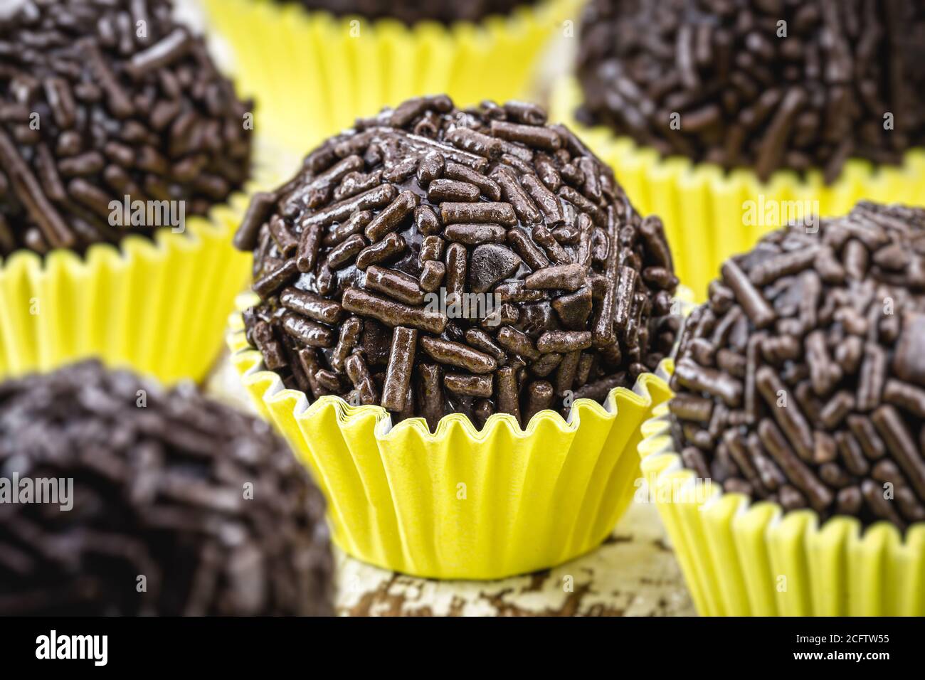 Brigadeiro - traditional Brazilian delicacy made from condensed milk ...