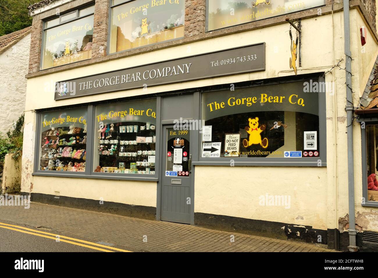 September 2020 - Shops and businesses in Cheddar Gorge, the largest ...