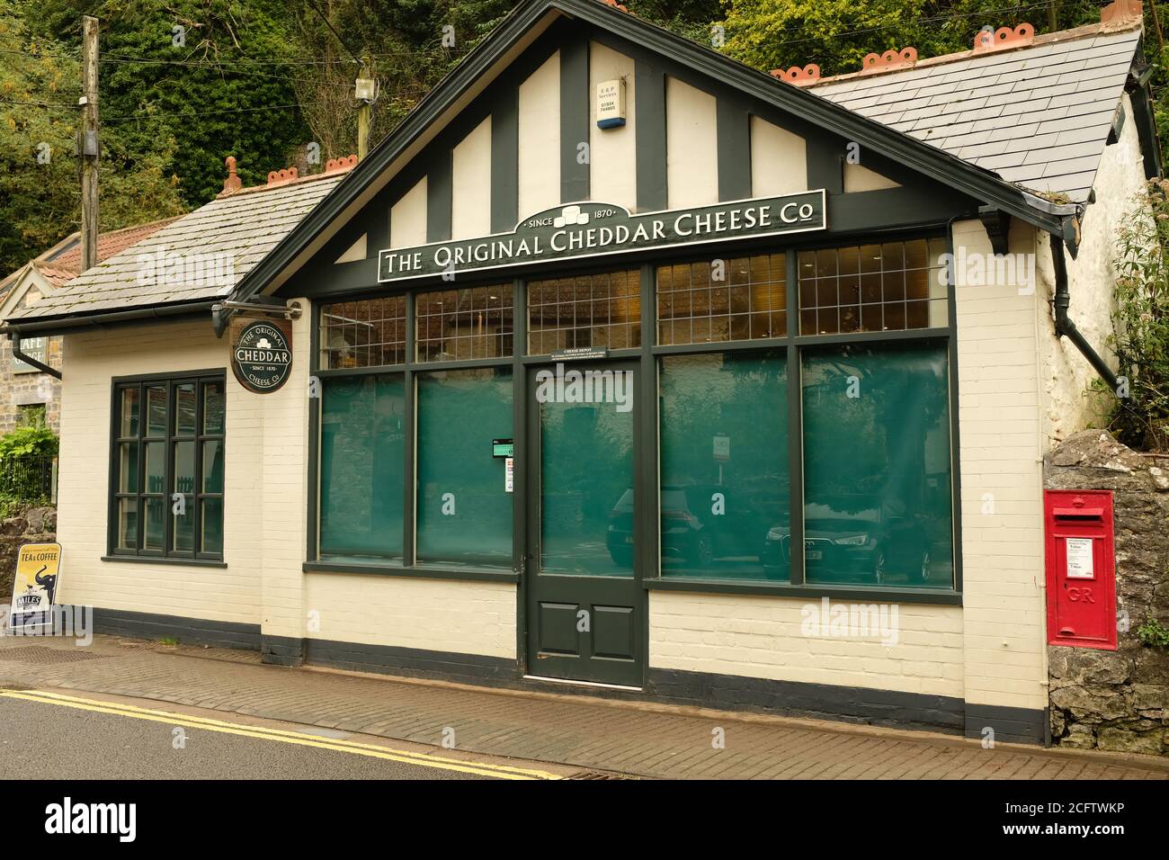 September 2020 - Shops and businesses in Cheddar Gorge, the largest ...