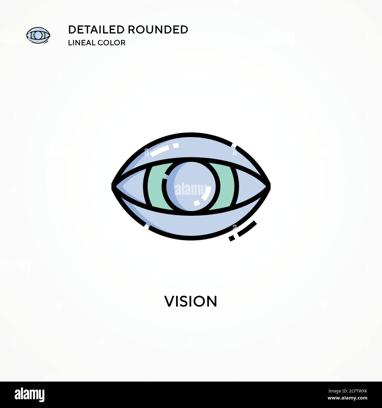 Vision vector icon. Modern vector illustration concepts. Easy to edit ...