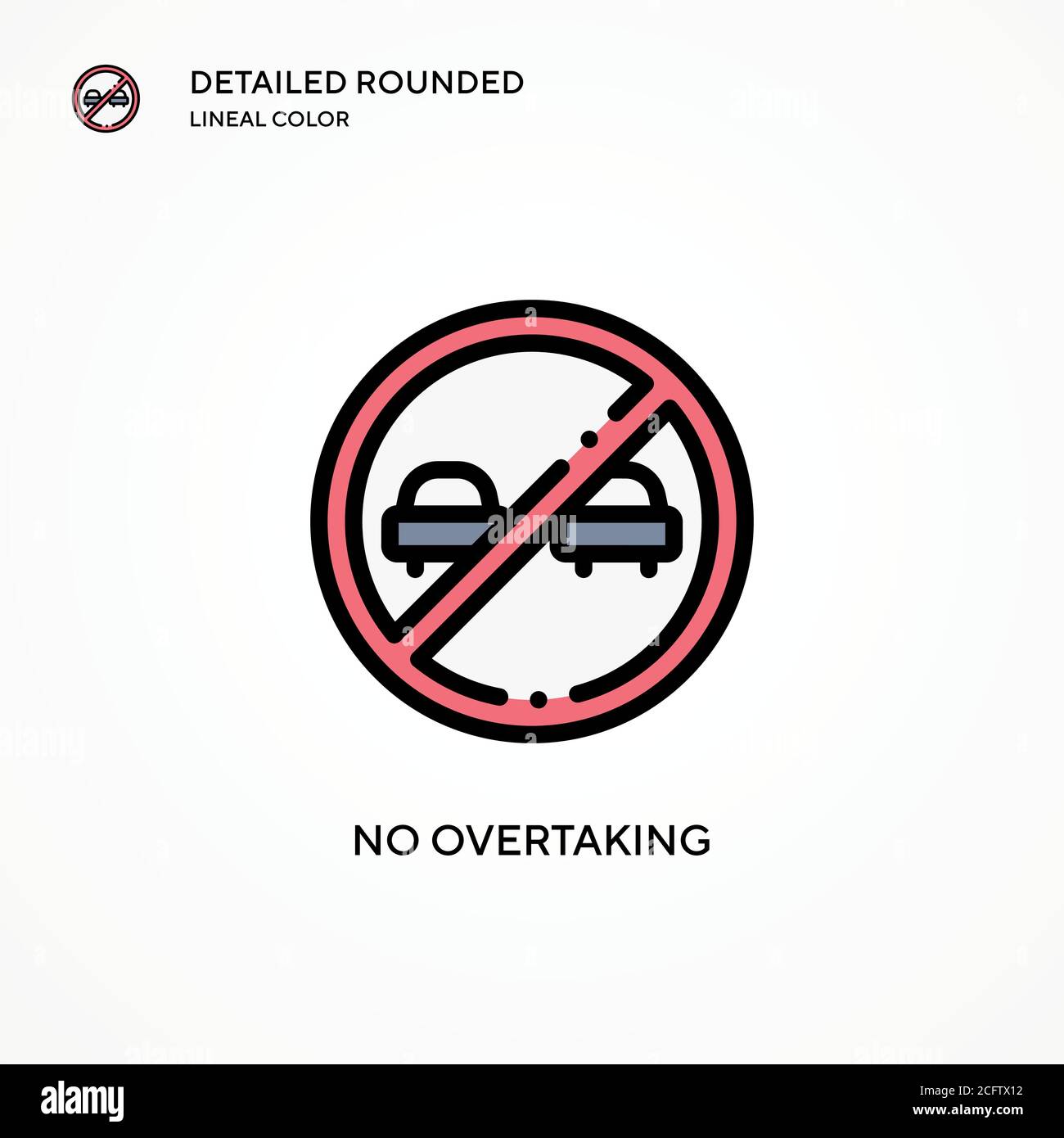 No left turn road sign uk Stock Vector Images - Alamy