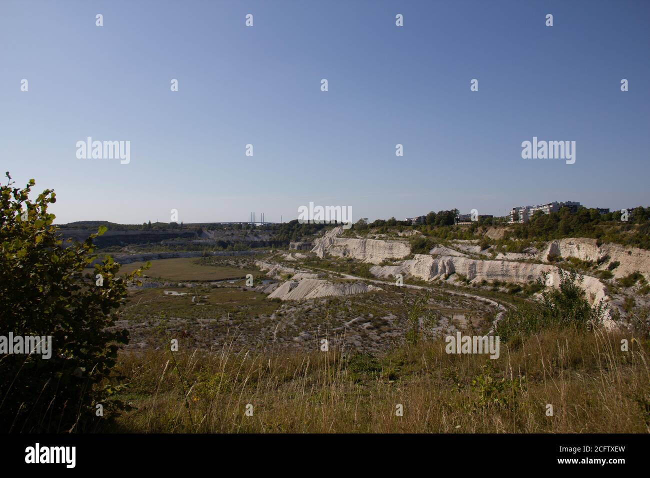 The old limestone quarry turned into a protected nature reserve in ...