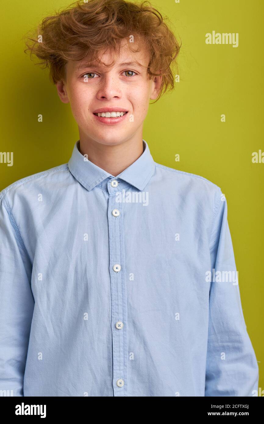 Cute Shy Teenage Boy