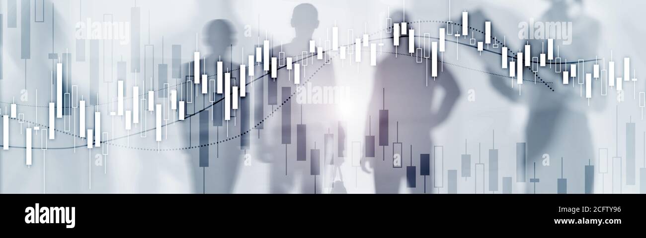 Financial Stock Market Graph. Website Economic Banner Stock Photo - Alamy