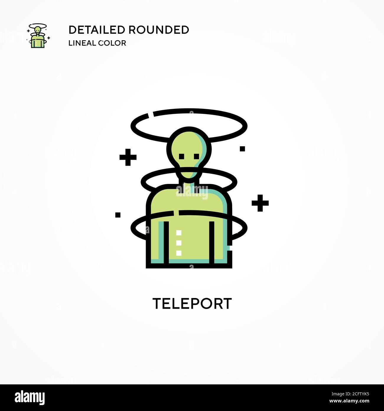 Teleport vector icon. Modern vector illustration concepts. Easy to edit ...