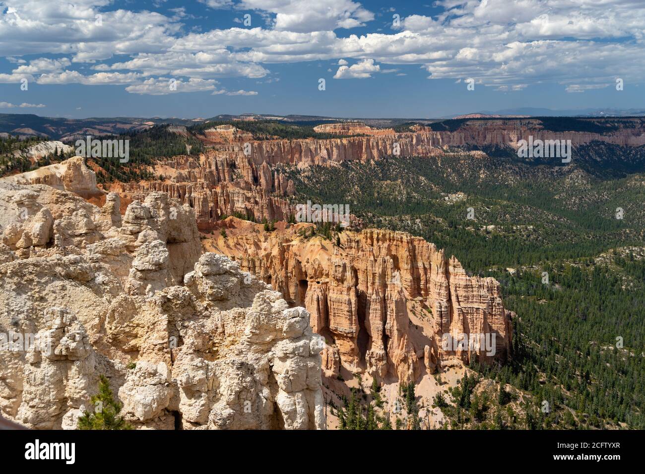View of Rainbow Point, Bryce Canyon National Park, Utah, USA Stock ...