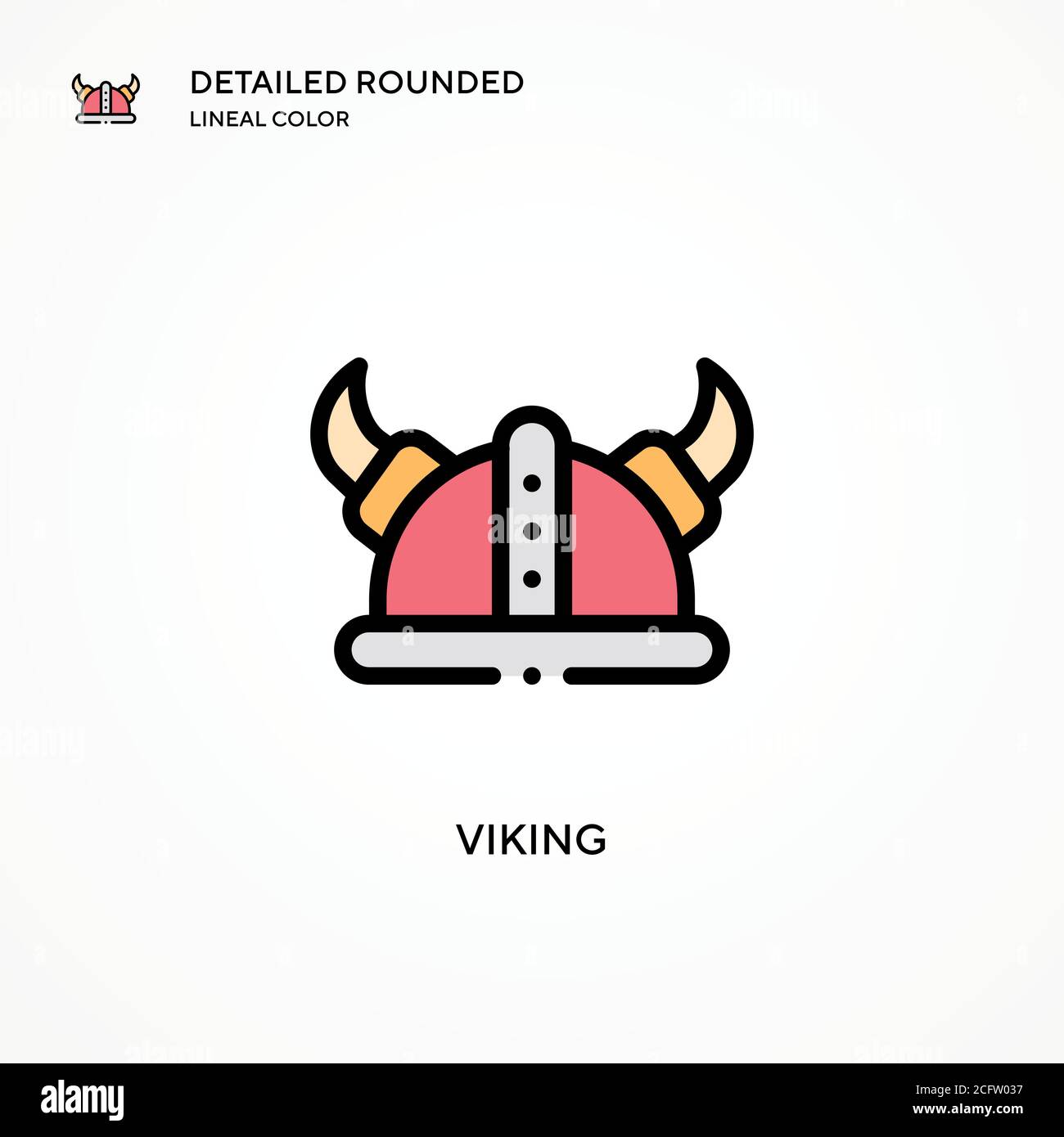 Viking vector icon. Modern vector illustration concepts. Easy to edit ...
