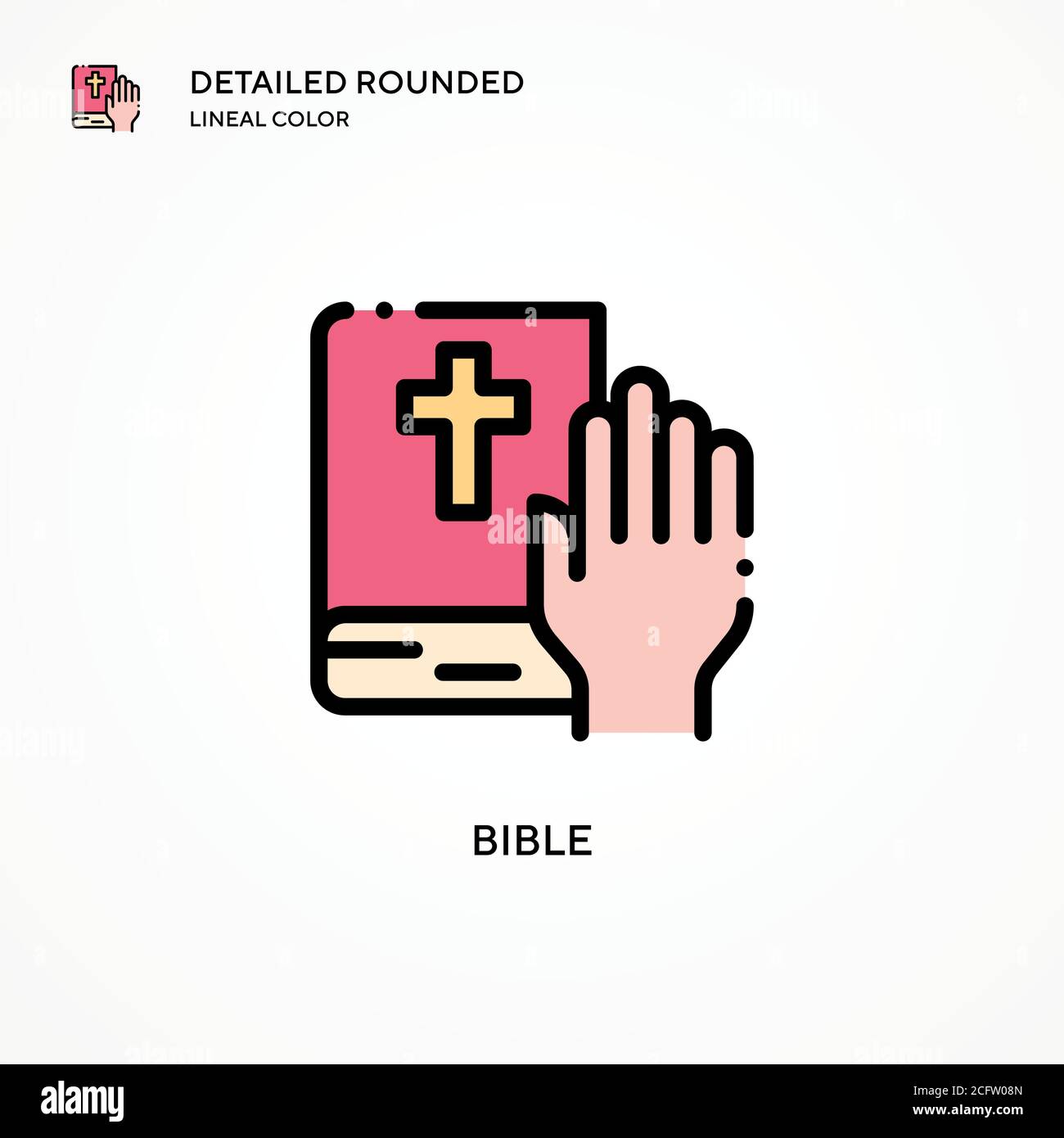 Bible vector icon. Modern vector illustration concepts. Easy to edit ...