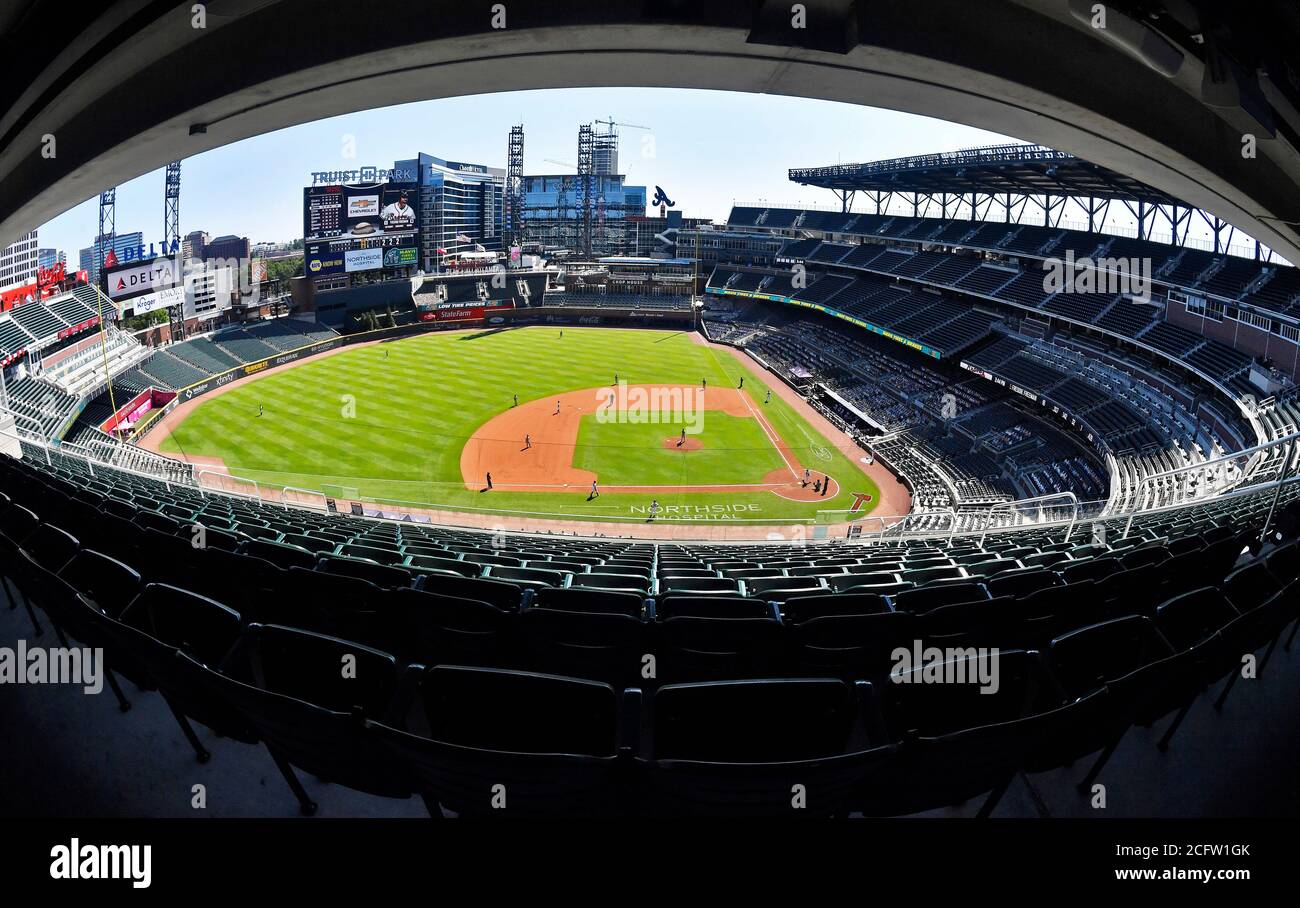 Truist park baseball stadium hi-res stock photography and images - Alamy