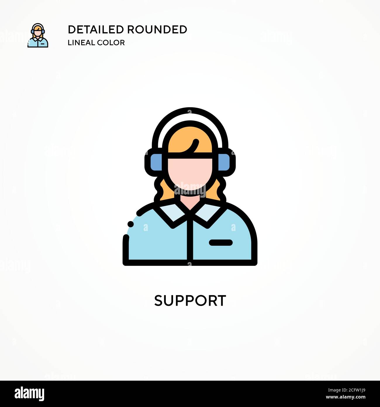 Support vector icon. Modern vector illustration concepts. Easy to edit ...