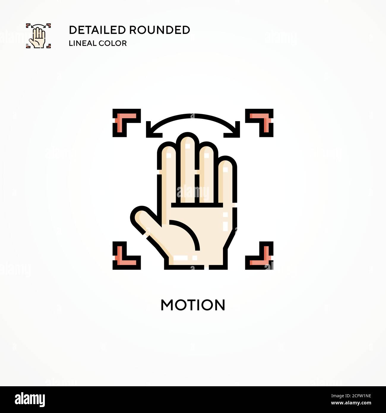 Motion vector icon. Modern vector illustration concepts. Easy to edit ...